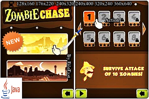 Zombie Chase / Охота на зомби - Java игры - Java игры - Java игры для ...