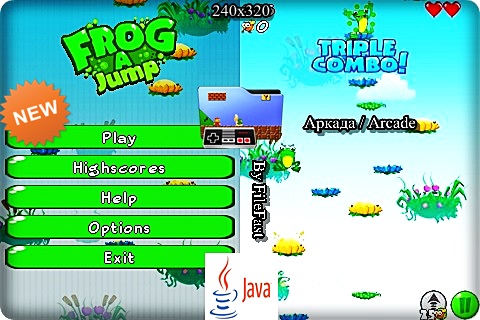 Frog a Jump / Прыжок лягушки - Java игры - Java игры - Java игры для ...